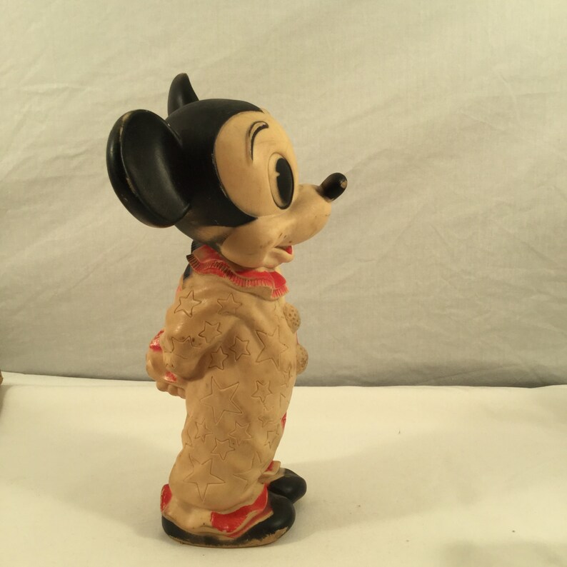 Rubber Mickey Mouse in Clown Suit Squeeze Toy — C1945-1960 - Etsy UK