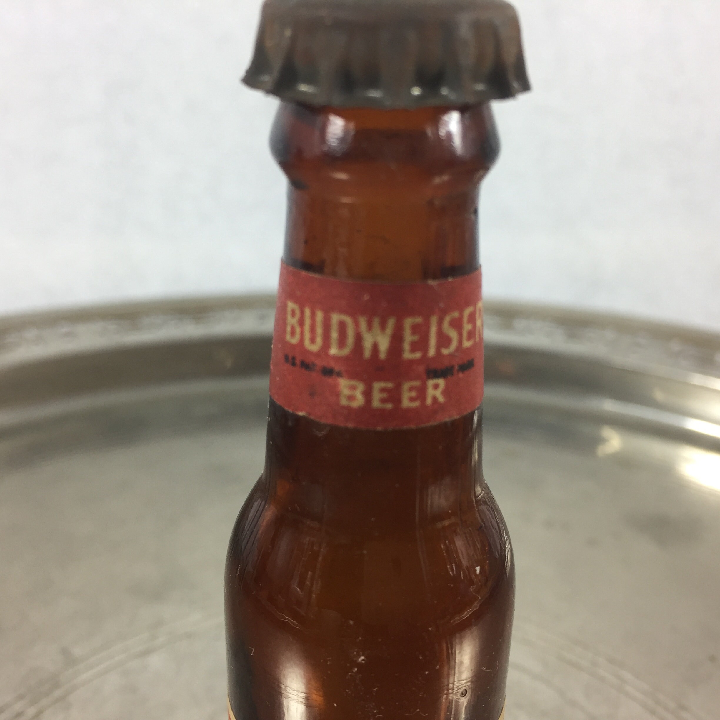 Miniature Budweiser Lager Beer Bottle C1950s - Etsy UK