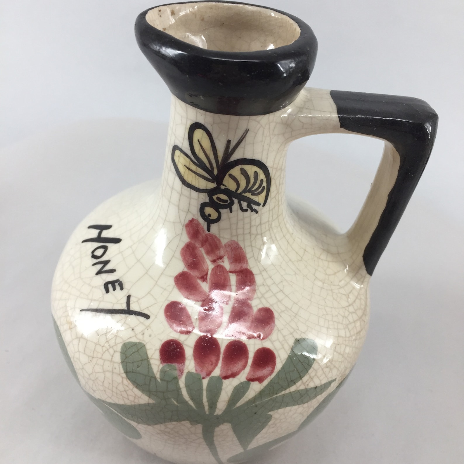 Hand-painted Honey Jug C1940s - Etsy