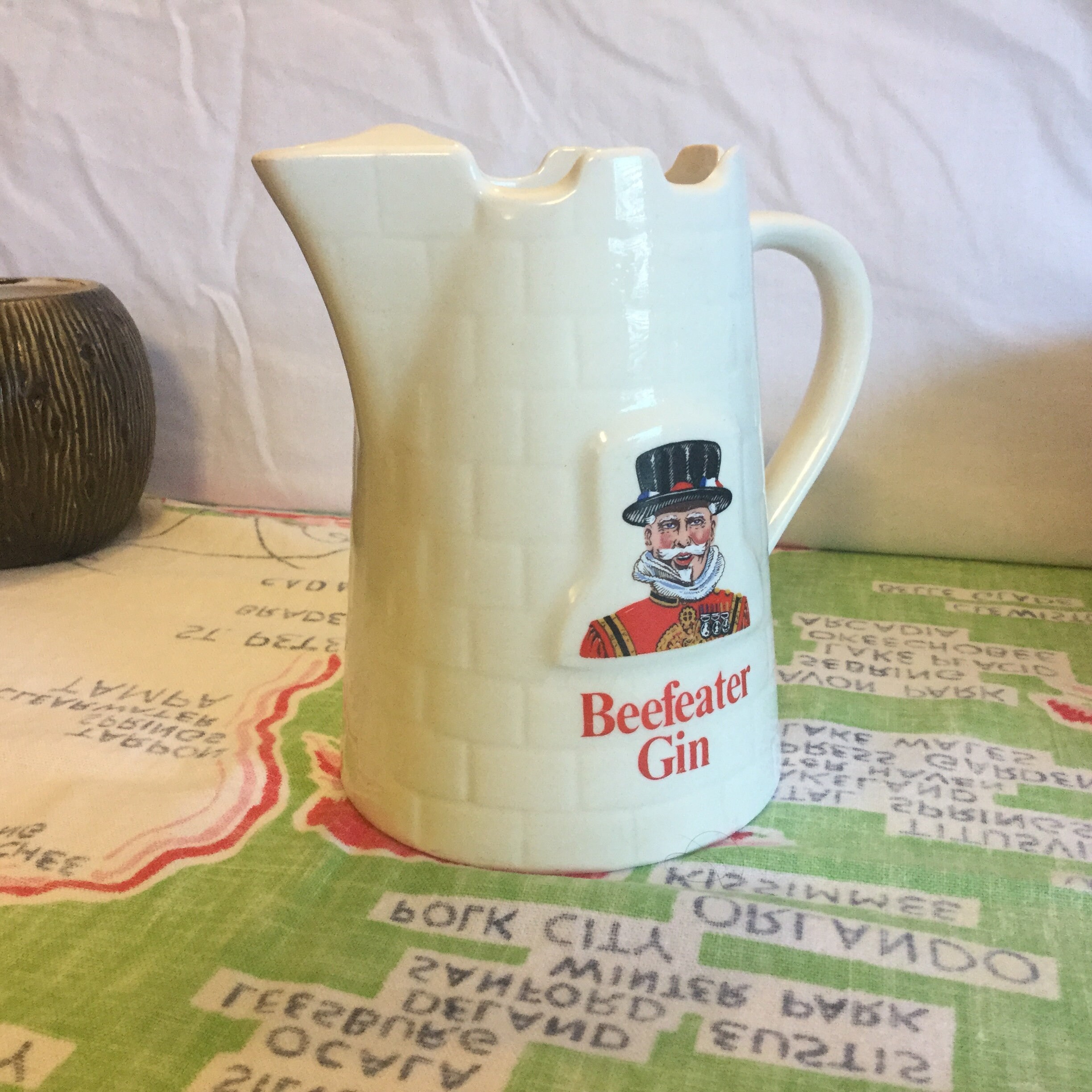 Beefeater Gin Water Pitcher — C1970s - Etsy
