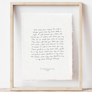 Custom Text Print, Custom Speech Photo Frame, Personalized Eulogy ...