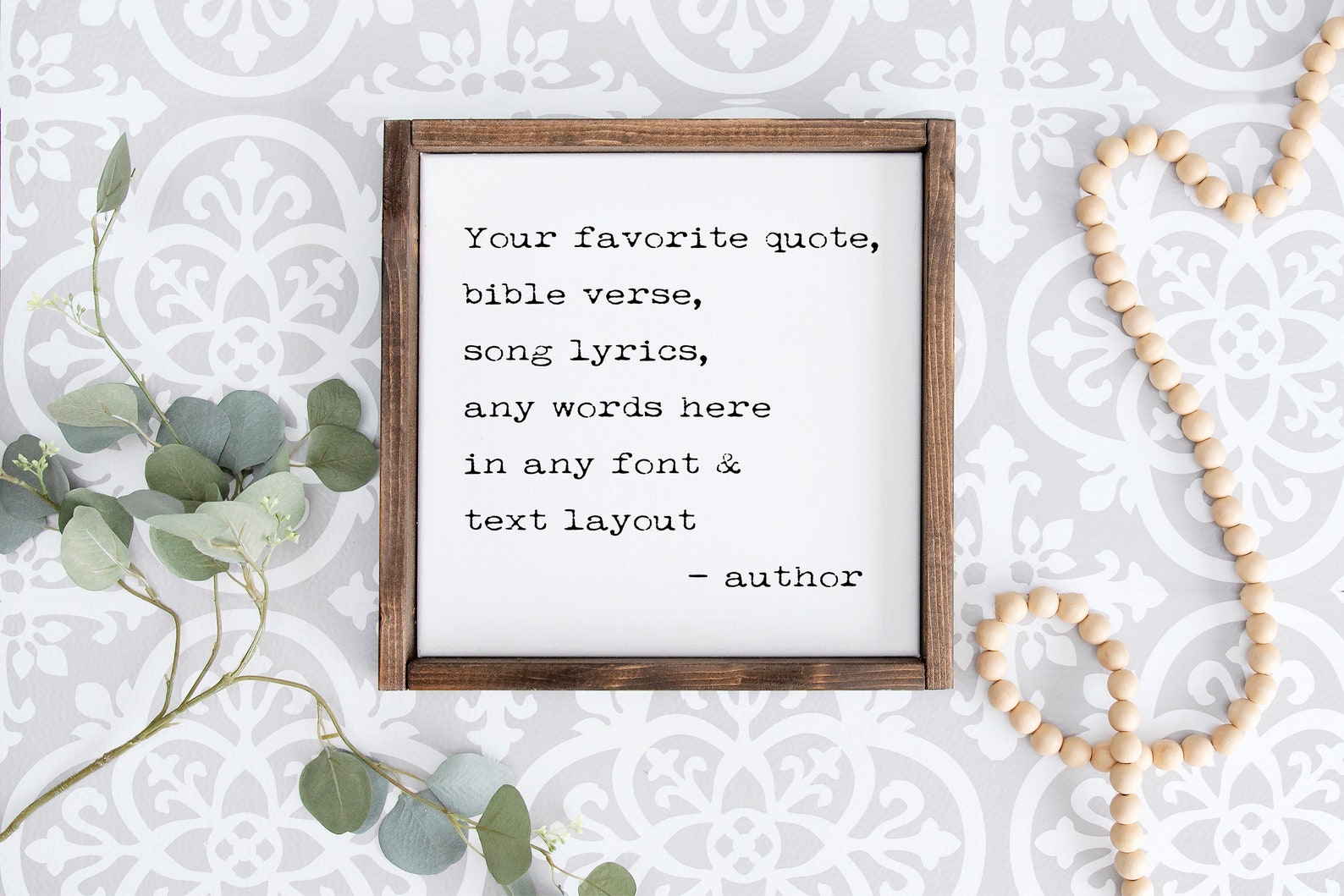Custom Quote Print Sign Framed Canvas Wall Art Poster - Etsy