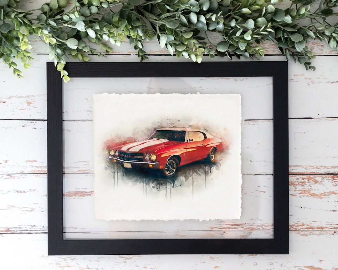 Personalised Dad Portrait Print, Custom Watercolor Painting ...