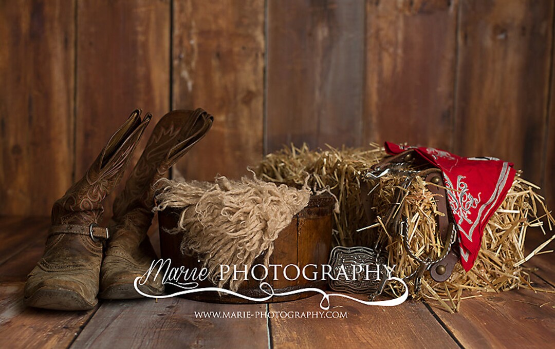 Instant Download Newborn Backdrop! Cowbow Western Digital Backdrop - Etsy