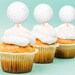 Golf Cupcake Toppers Printable Golf Toppers Birthday Toppers Golf Ball ...
