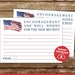Military Party Card Printable Deployment Party Decor Army Going Away ...
