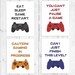 Gamer Room Decor Prints Printable Gamer Poster Videogame Sign - Etsy
