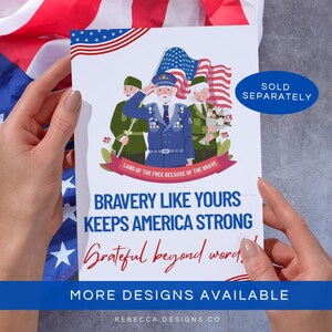 Thank You Veterans Day Card Memorial Day Card Thank You for Your ...