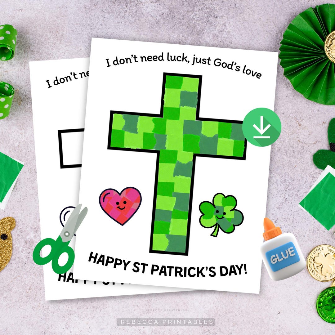 St Patrick's Day Sunday School Craft St Patty's Day Bible Art St ...