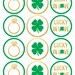 Lucky in Love Cupcake Toppers Printable St Patricks Toppers - Etsy