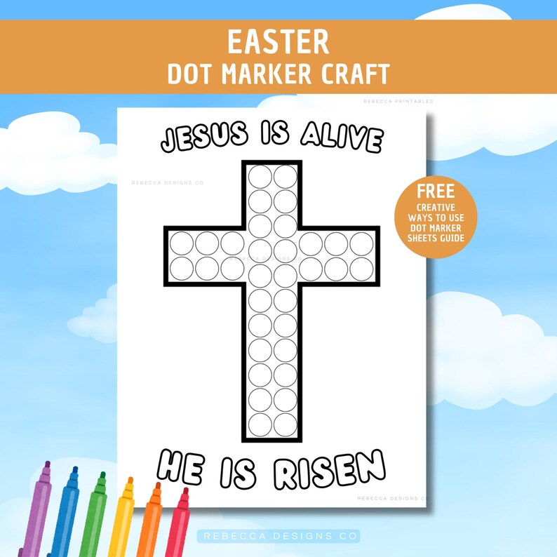 Easter Christian Craft He is Risen Easter Craft Sunday School Craft ...