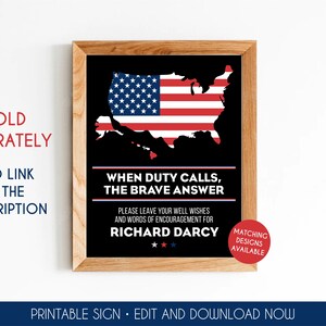Deployment Party Sign Boot Camp Party Sign Printable Army Going Away ...