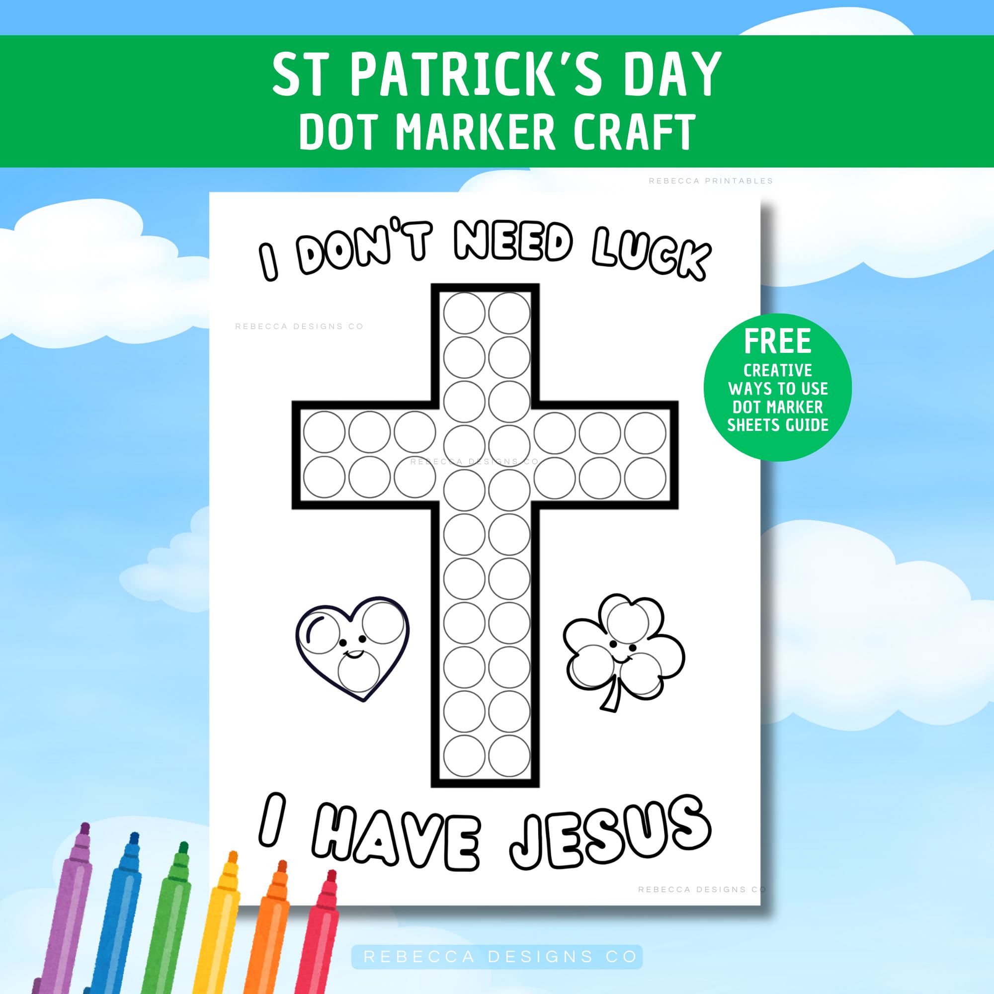 St Patrick's Day Bible Craft Sunday School Craft Printable St Patricks ...