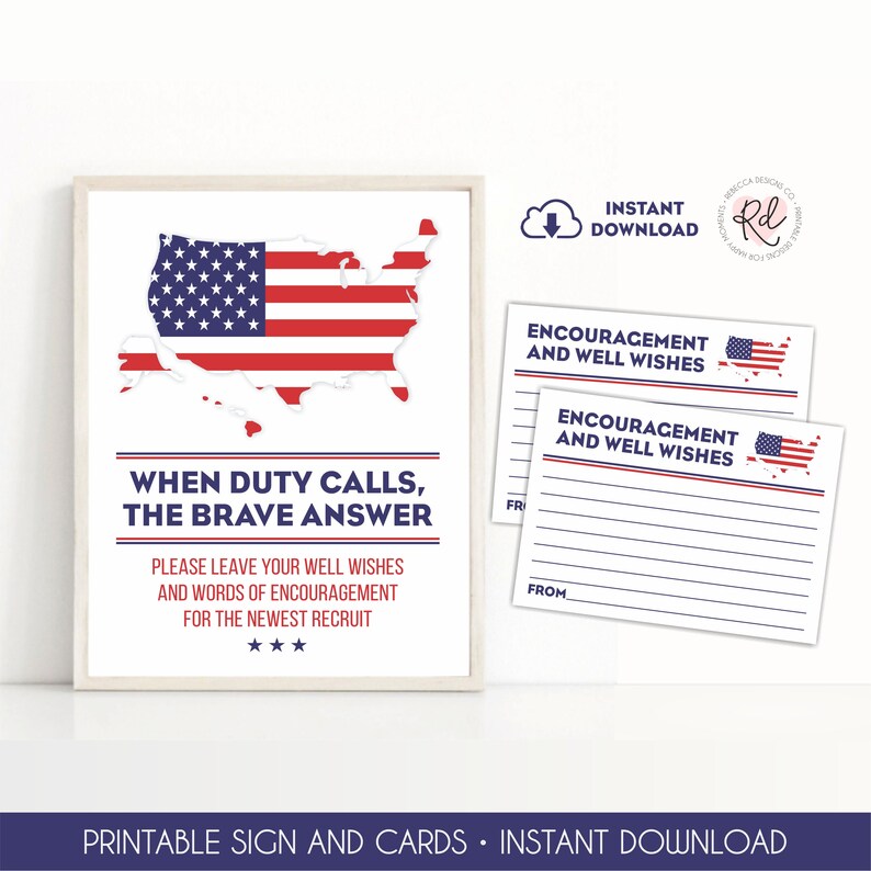 Military Party Sign Printable Navy Deployment Party Sign Army Going ...