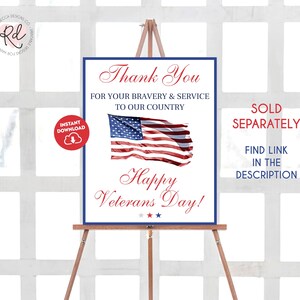 Veterans Day Tags Printable Thank You Veterans Tag Printable Veterans ...