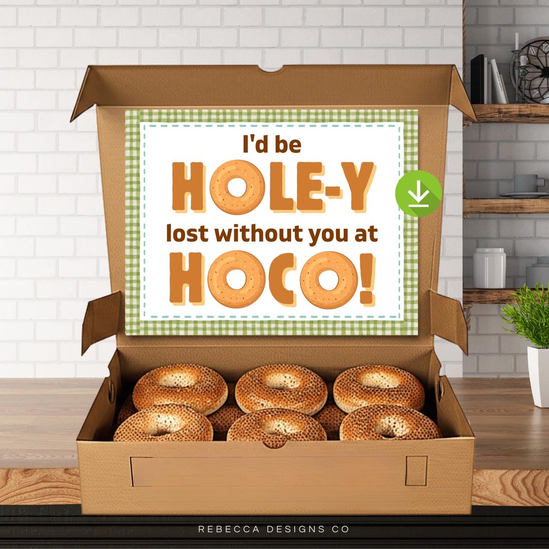 Bagel HOCO Proposal Fun Hoco Ideas Hoco Invitation Poster Proposal Food ...