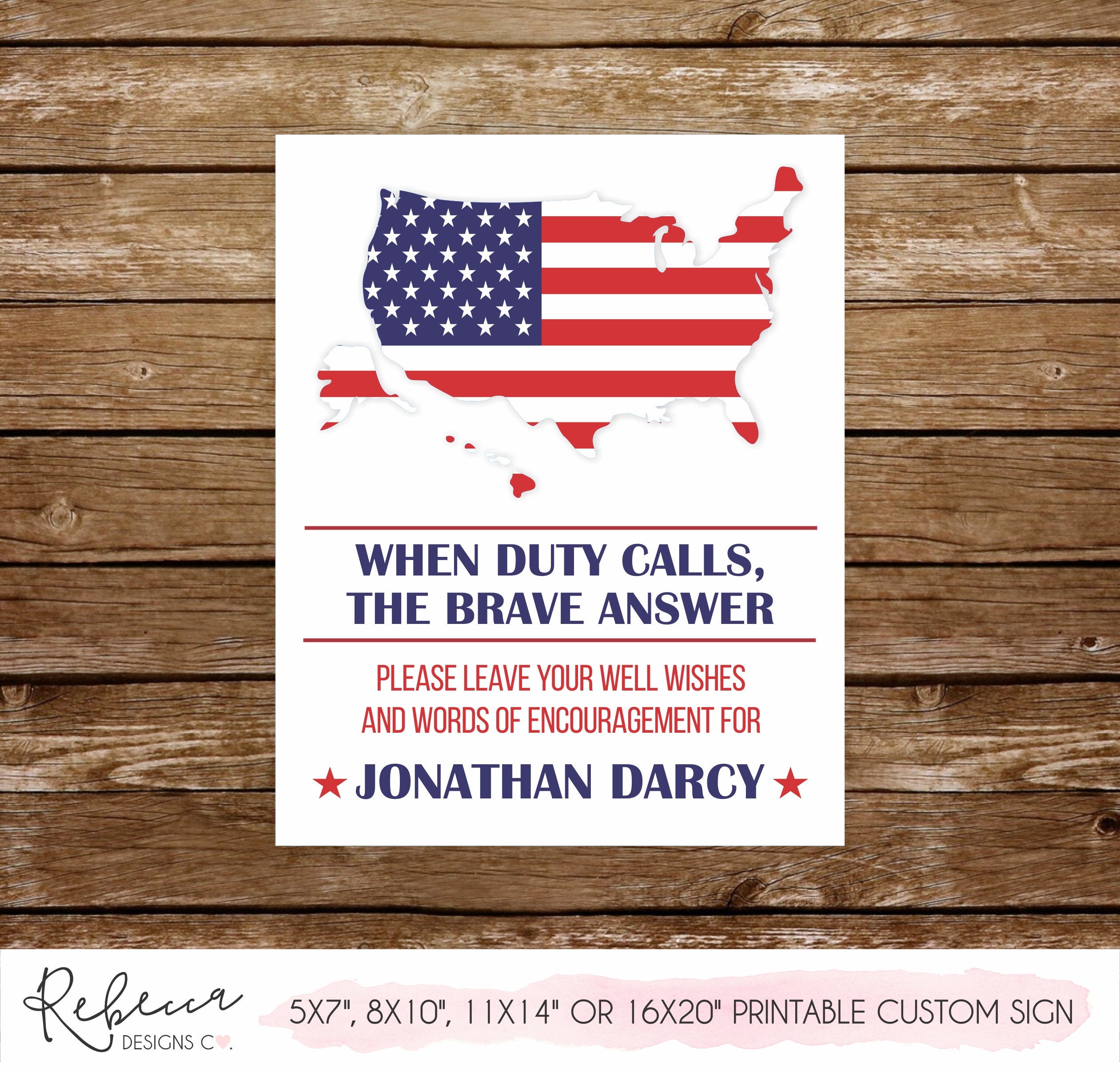Military party sign printable deployment party sign army going | Etsy