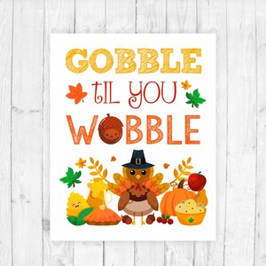Thanksgiving Decor Thanksgiving Signs Printable Thanksgiving Set ...