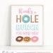 Donuts Signs Bundle Printable Donut Party Signs Donut Birthday Decor ...