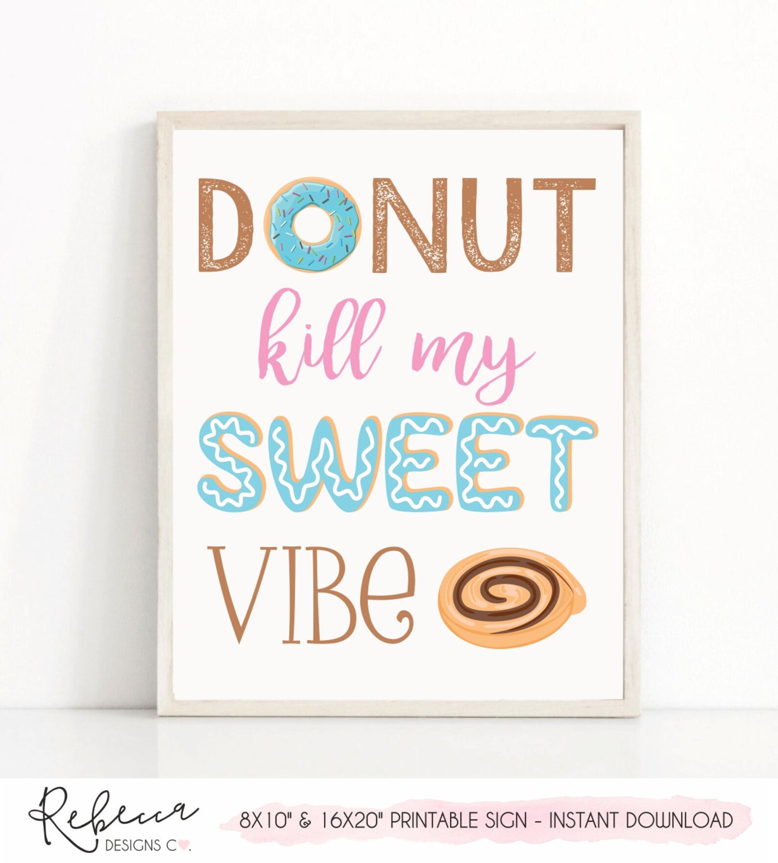 Donuts Signs Bundle Printable Donut Party Signs Donut Birthday - Etsy