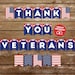 Thank You Veterans Banner Printable Happy Veterans Day Banner Veterans ...