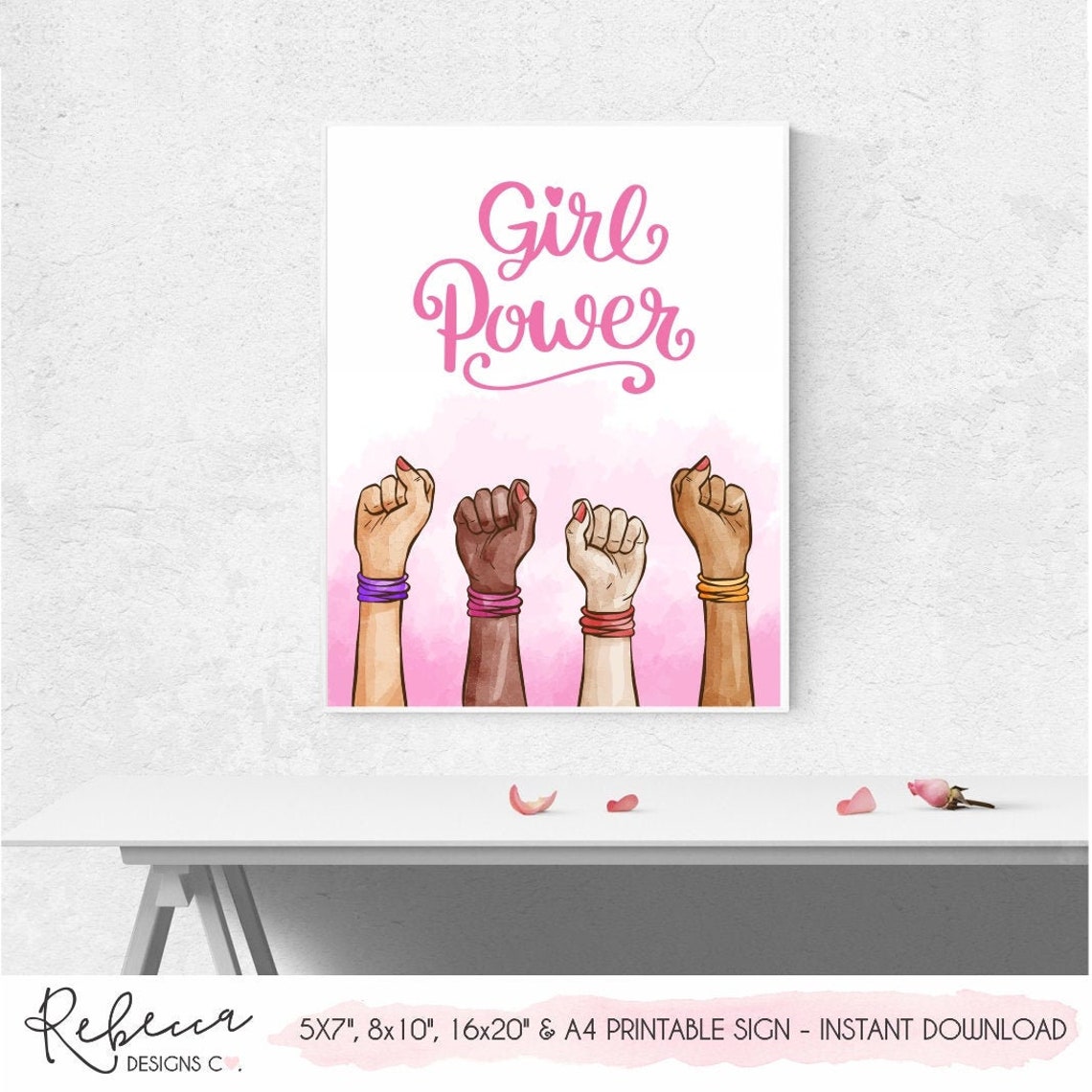 Feminist Poster Girl Power Print Women Illustration Girl Power - Etsy