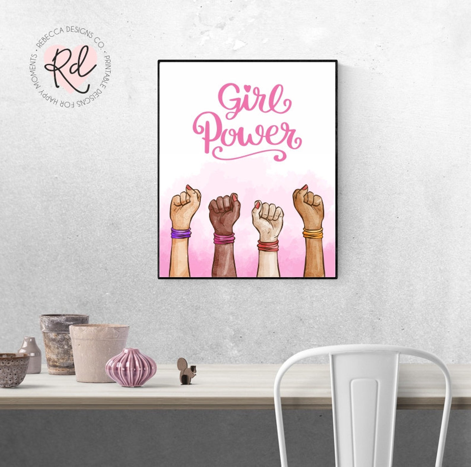 Feminist Poster Girl Power Print Women Illustration Girl Power - Etsy