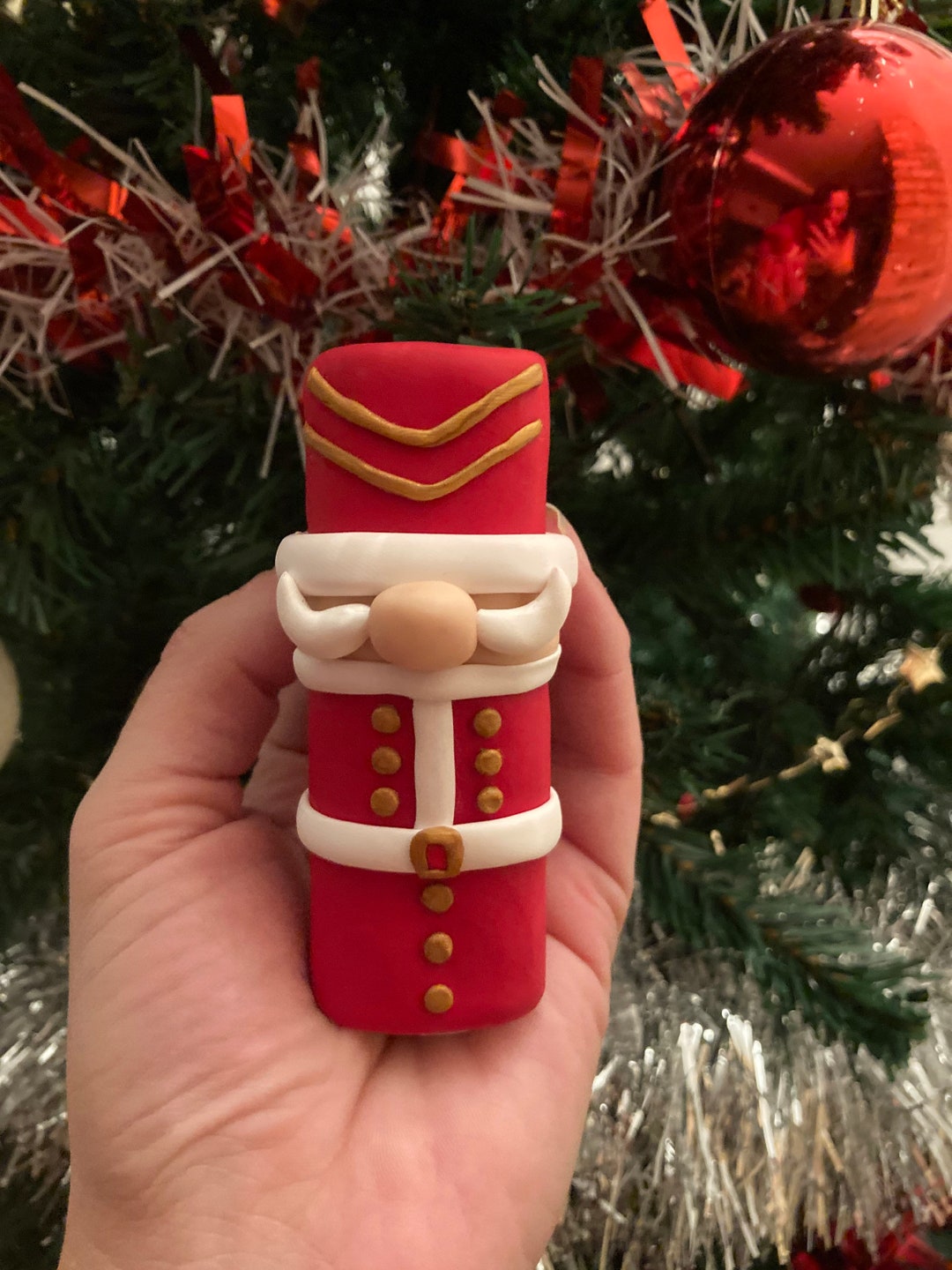 Nutcracker Gonk Gnome, Scandinavian Design Miniature, Tomte, Polymer ...