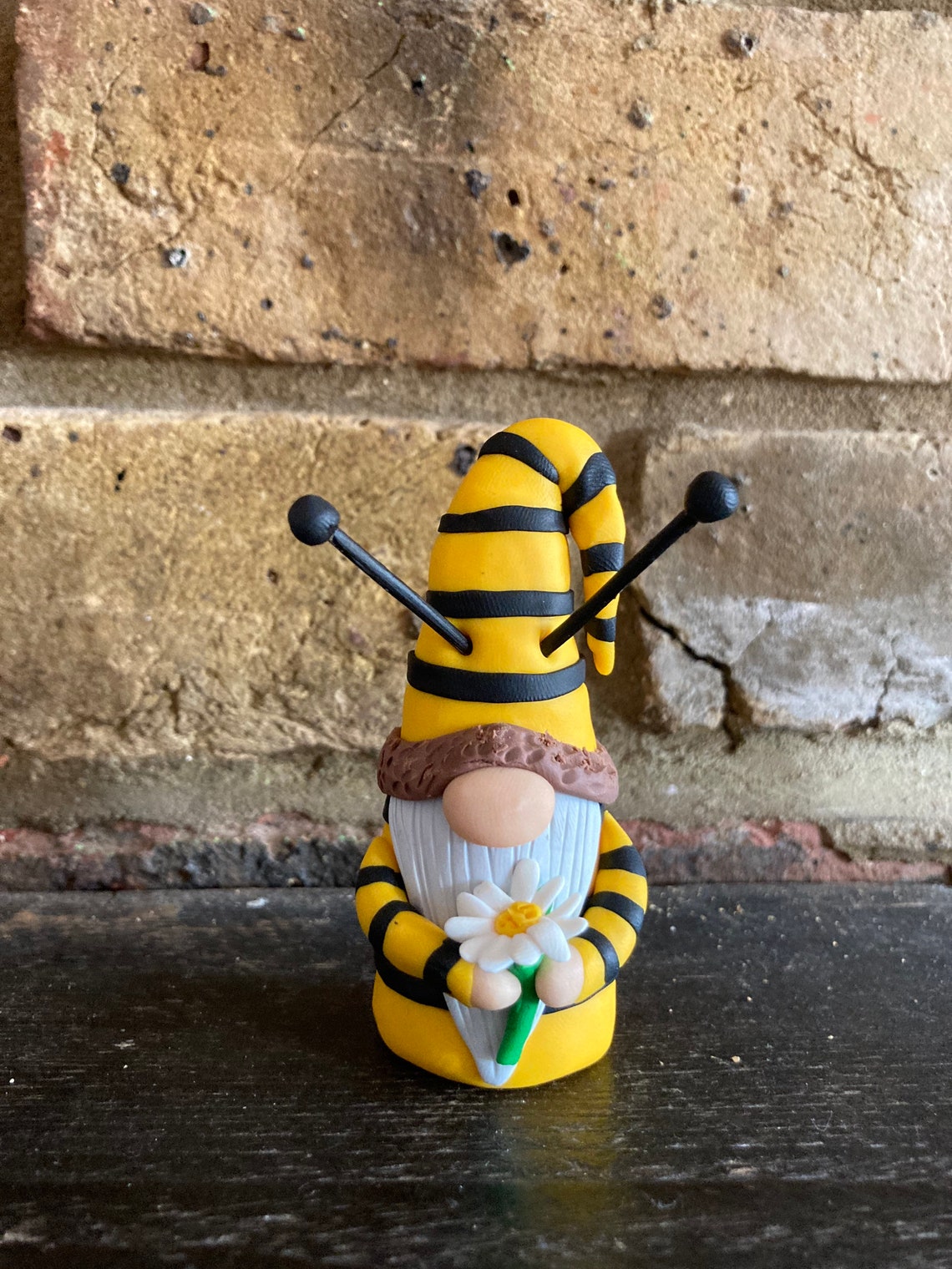 Bumblebee Gonk Gnome, Bee and Daisy Nordic Ornament, Hygge Home, Nisse ...