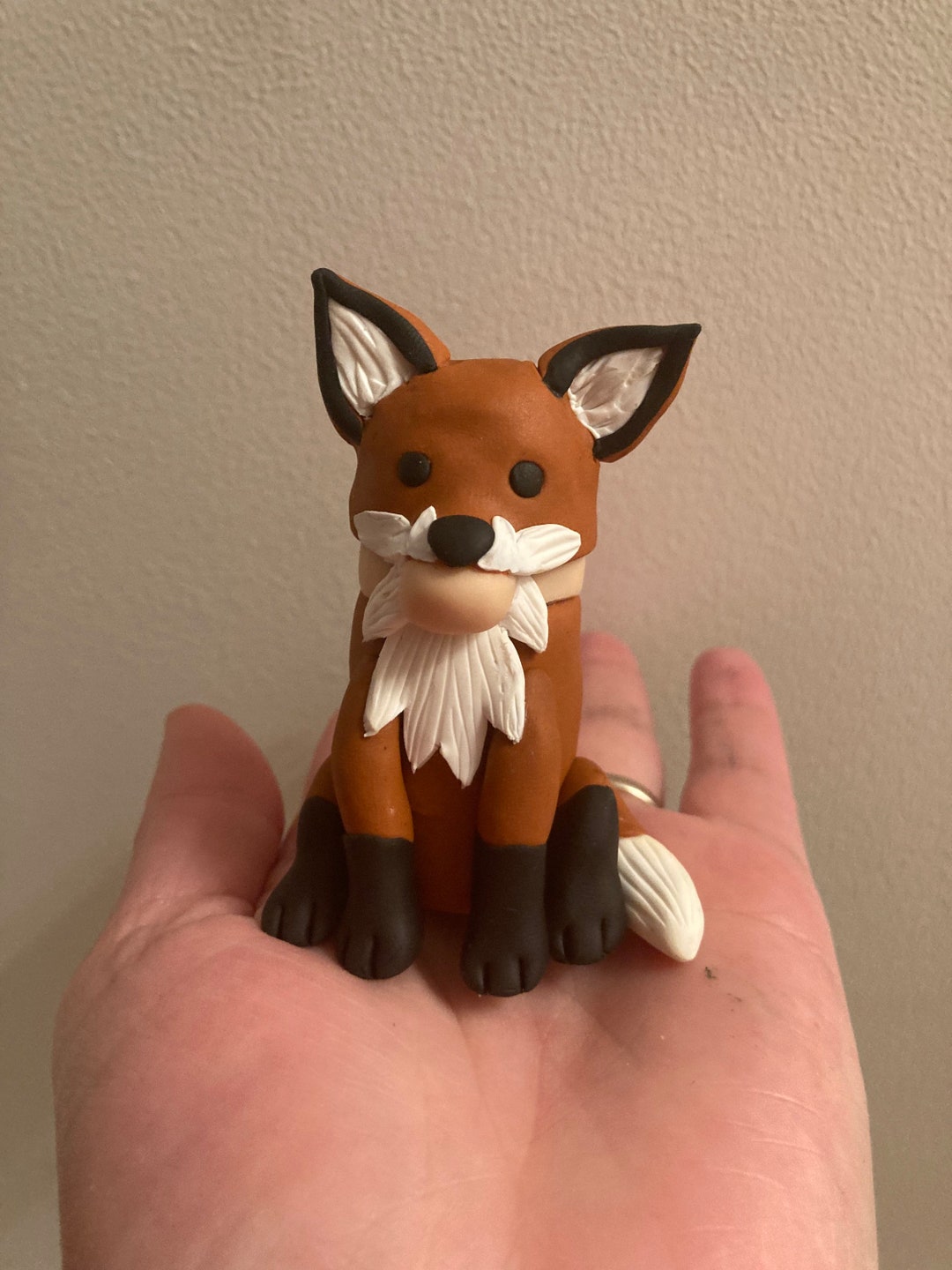 Fox Gonk Gnome, Clay Nordic Ornament, Nisse, Tomte, Cute Fox, Gifts for ...