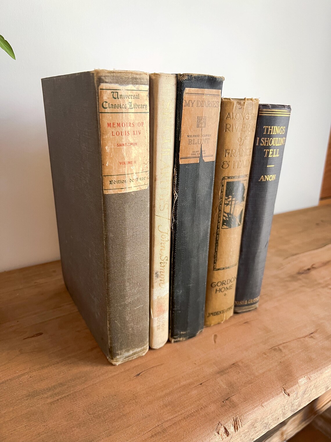 Vintage Book Collection, Antique Book Set Timeless Classics, Rare ...