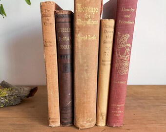 Vintage Book Collection, Antique Book Set Timeless Classics, Rare ...