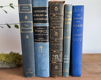 Vintage Book Collection, Antique Book Set Timeless Classics, Rare ...
