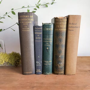 Vintage Book Collection, Antique Book Set- Timeless Classics, Rare ...