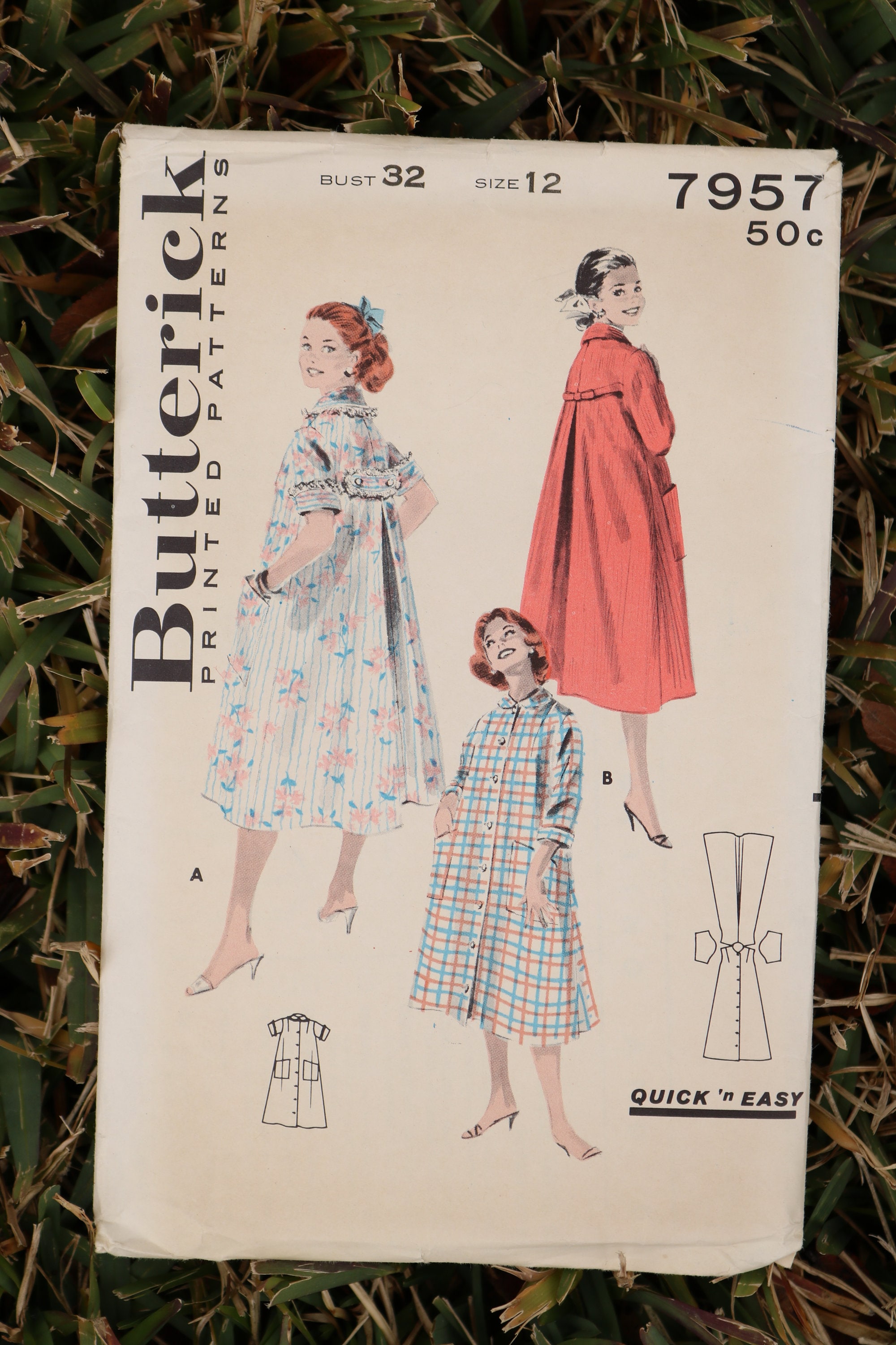 1950s Butterick Pattern - Etsy