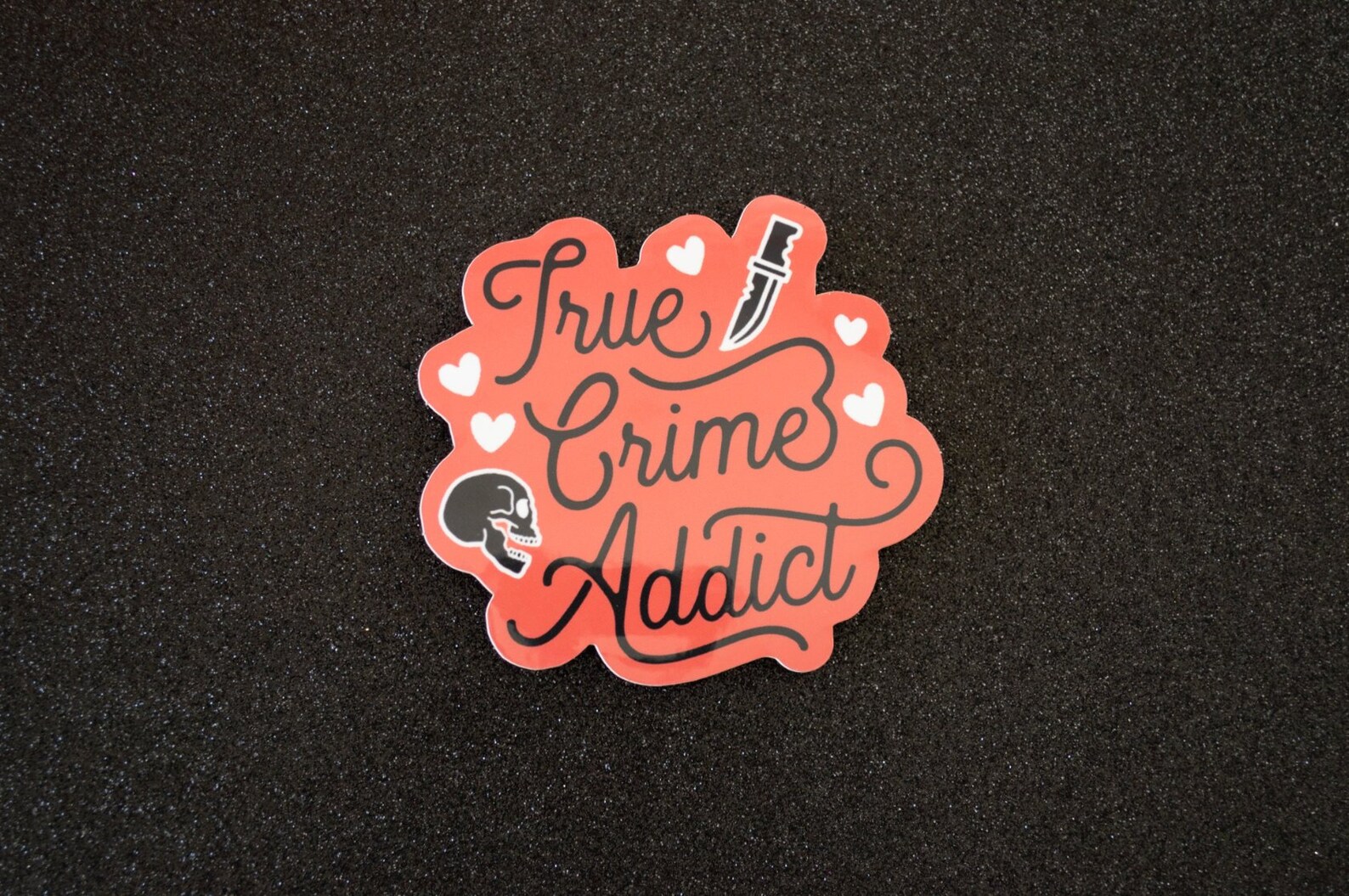True Crime Addict Vinyl Stickers - Etsy