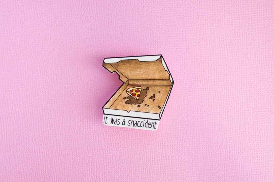 Snaccident Pin - Etsy