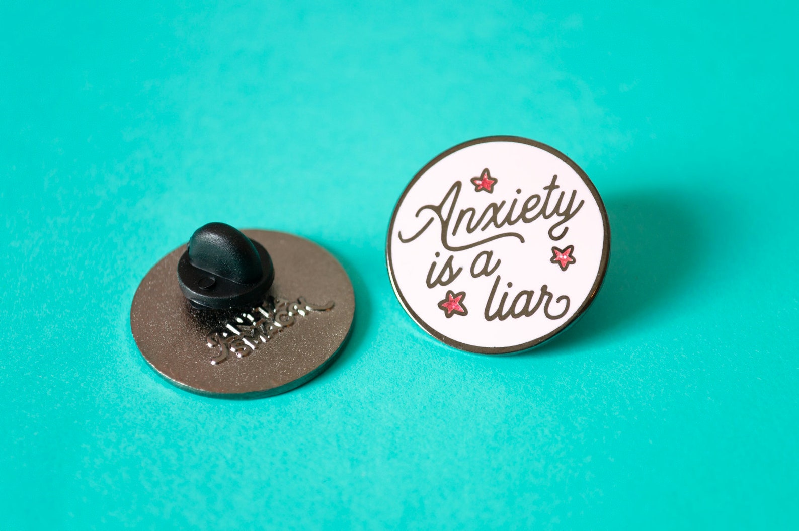 Anxiety is a Liar Hard Enamel Pin - Etsy