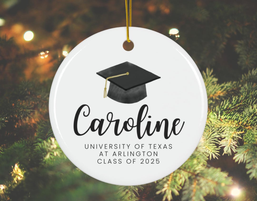 Personalized Graduation Ornament, Custom Graduation Gift, College ...