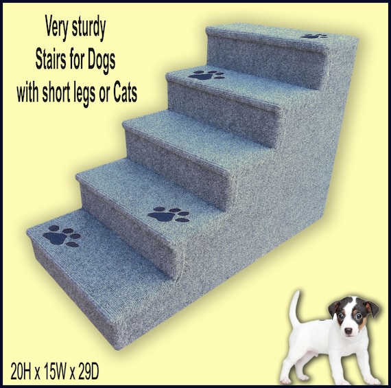 Pet Steps for Small Dogs With Paw Prints Dog Steps Gray - Etsy