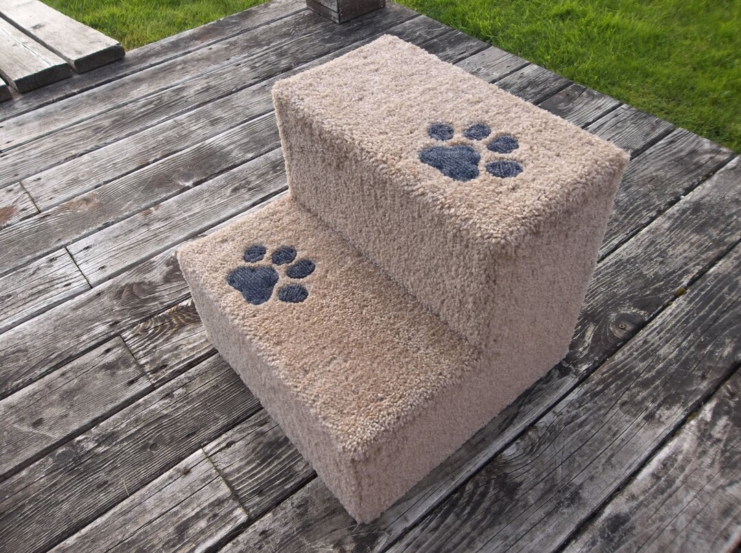 Sturdy Dog Steps With Paw Prints 15 H X 16 W X 16 D. - Etsy