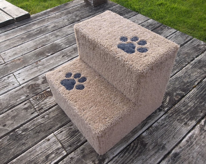 Sturdy Dog Steps With Paw Prints 15 H X 16 W X 16' D. - Etsy