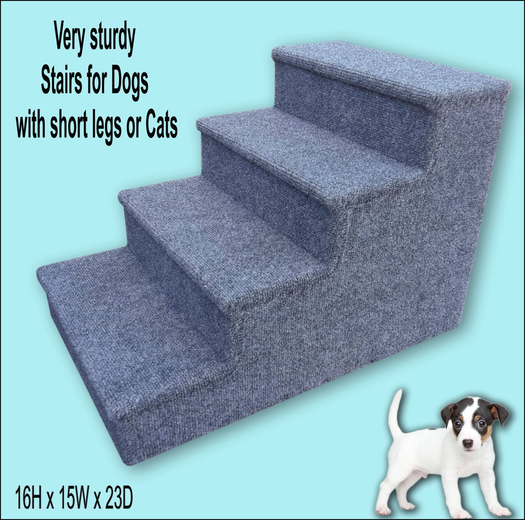 Pet Steps for Small Dogs, Dog Steps Gray Color, Small to Medium Dogs ...