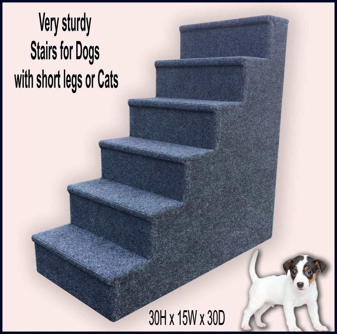 Pet Steps for Small Dogs or Cats, Dog Steps Gray Color, Small to Medium ...