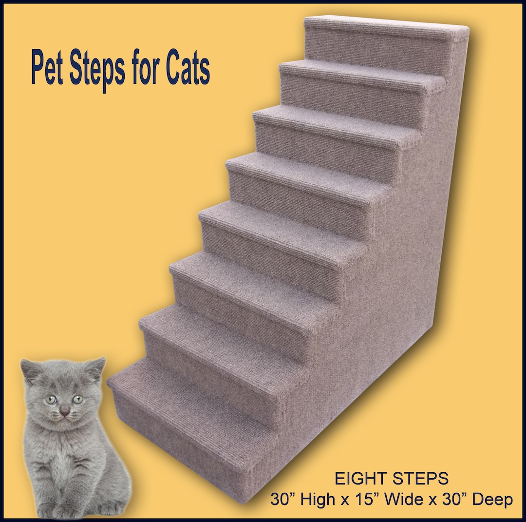 Pet Steps for Cats, Eight Steps 30 High X 15 Wide X 30 Deep. - Etsy