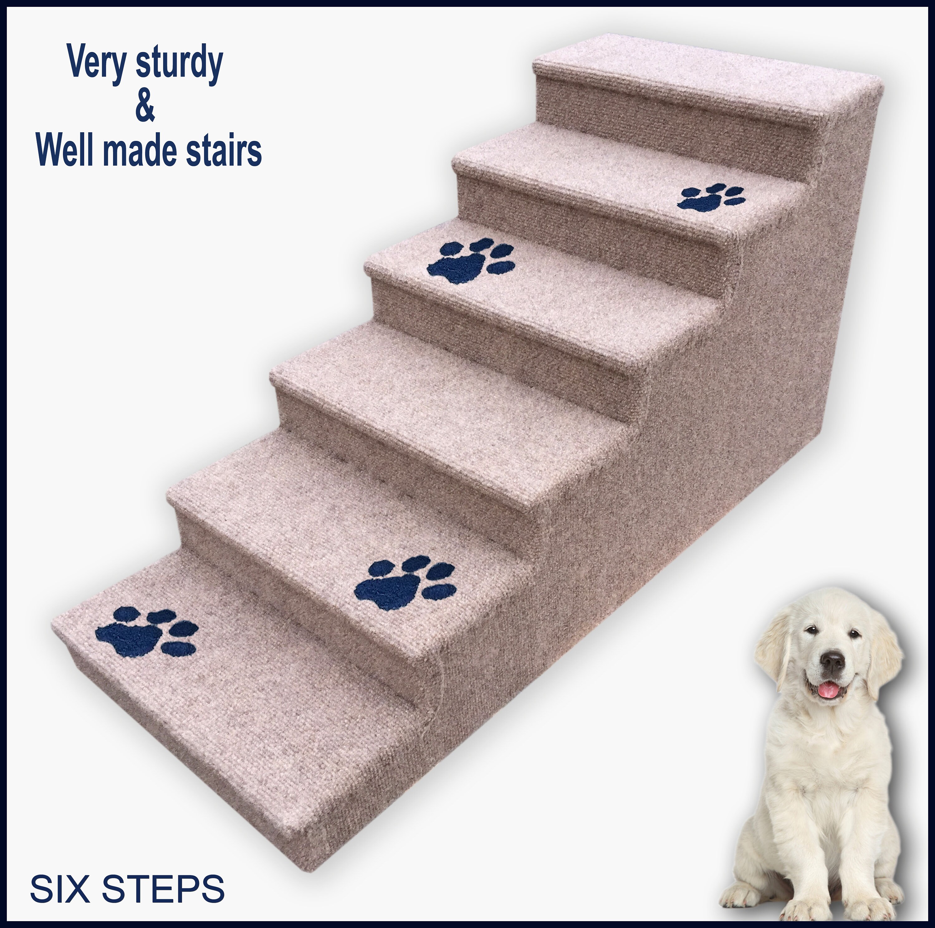 Pet Steps in Beige Color for Dogs or Cats Dog Steps With - Etsy