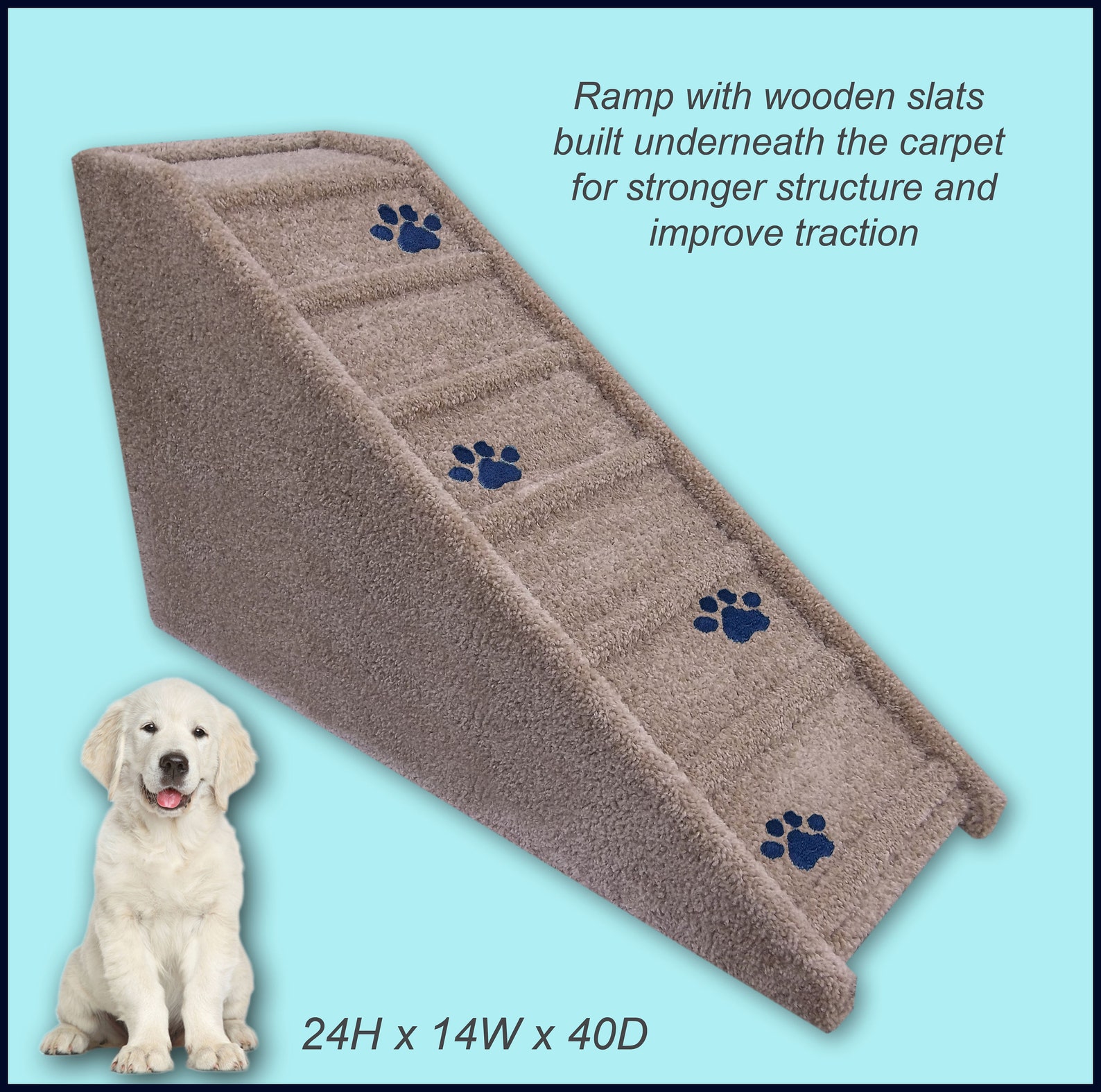 Dog Ramp 24 Tall X 14 Wide X 40 Strong and - Etsy