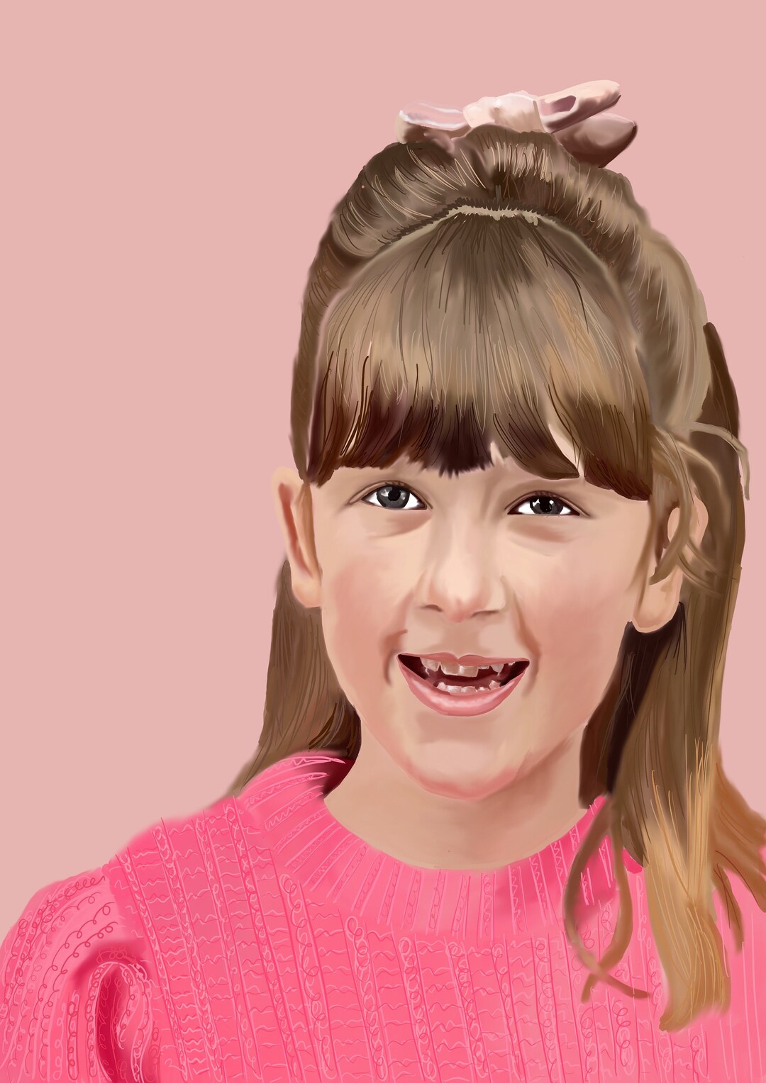 Hand Drawn Digital Portraits - Etsy