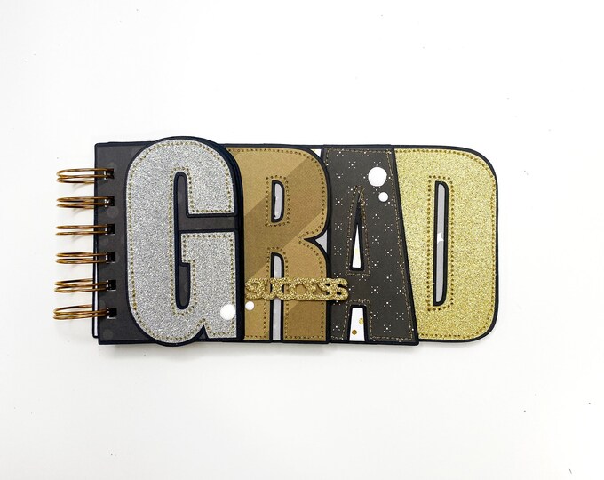GRAD Mini Album | Graduation Shaped Mini Photo Album | Graduation Gift ...
