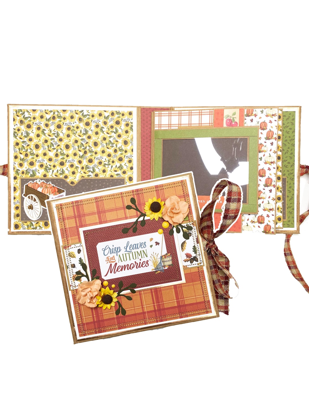 Fall Photo Album, Autumn Scrapbook Album, Fall Album, Mini Album ...